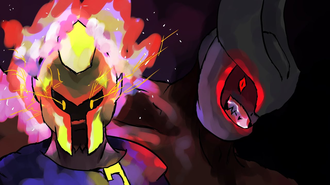 Pantheon Vs Aatrox ( animation fight ) - YouTube