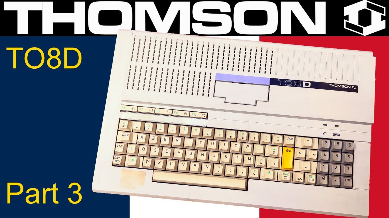 🇫🇷 Thomson TO8D: Part 3 (Keyboard Fixed!) [#TCE0481] - YouTube
