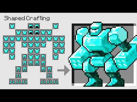 Minecraft but Crafts are Shapes