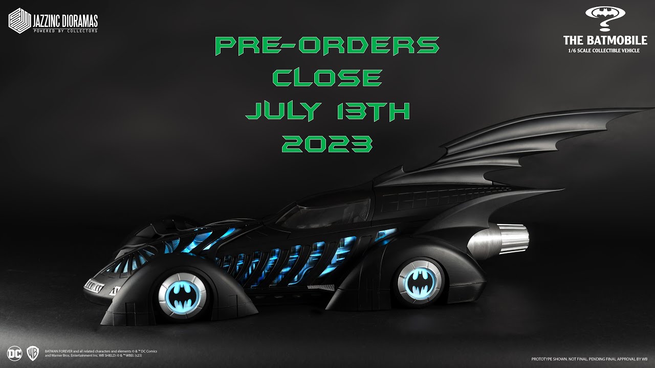 1995 Batmobile Product Video - PRE-ORDERS CLOSE JULY 13TH 2023 - YouTube