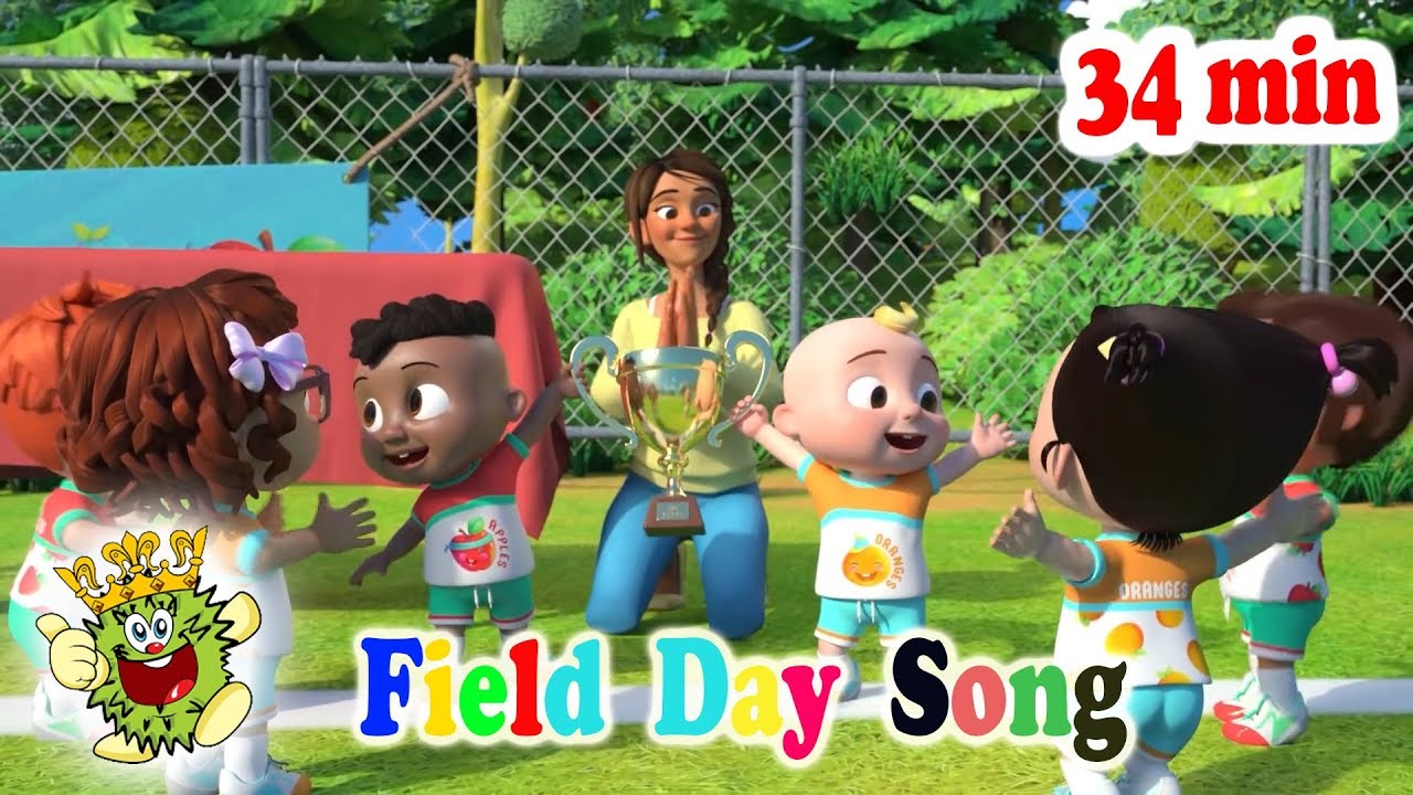 【儿歌系列 2】【儿童歌曲】宝宝学习英语的英文歌曲。Field Day Song ++【适合1岁以上宝宝】Cocomelon - YouTube