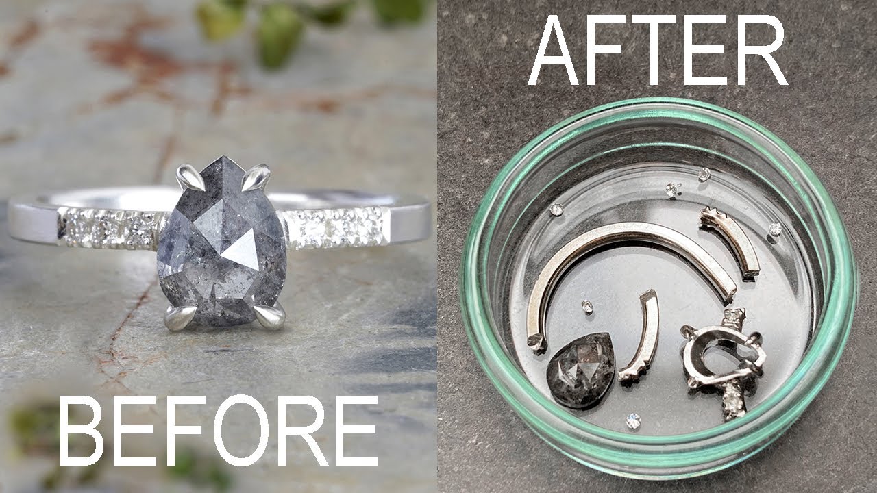 Destroying a Diamond Ring with Pliers, Ring Making No.19 - YouTube