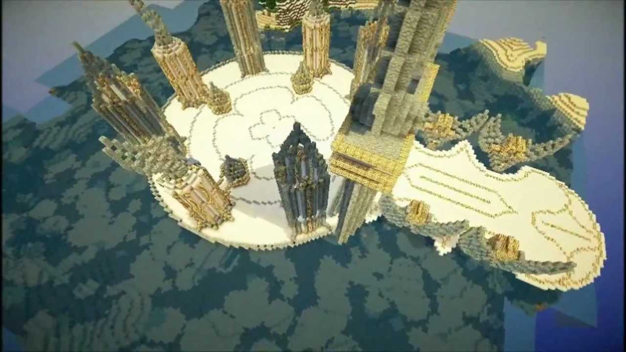 Minecraft timelapse - Diamond gates of heaven - YouTube