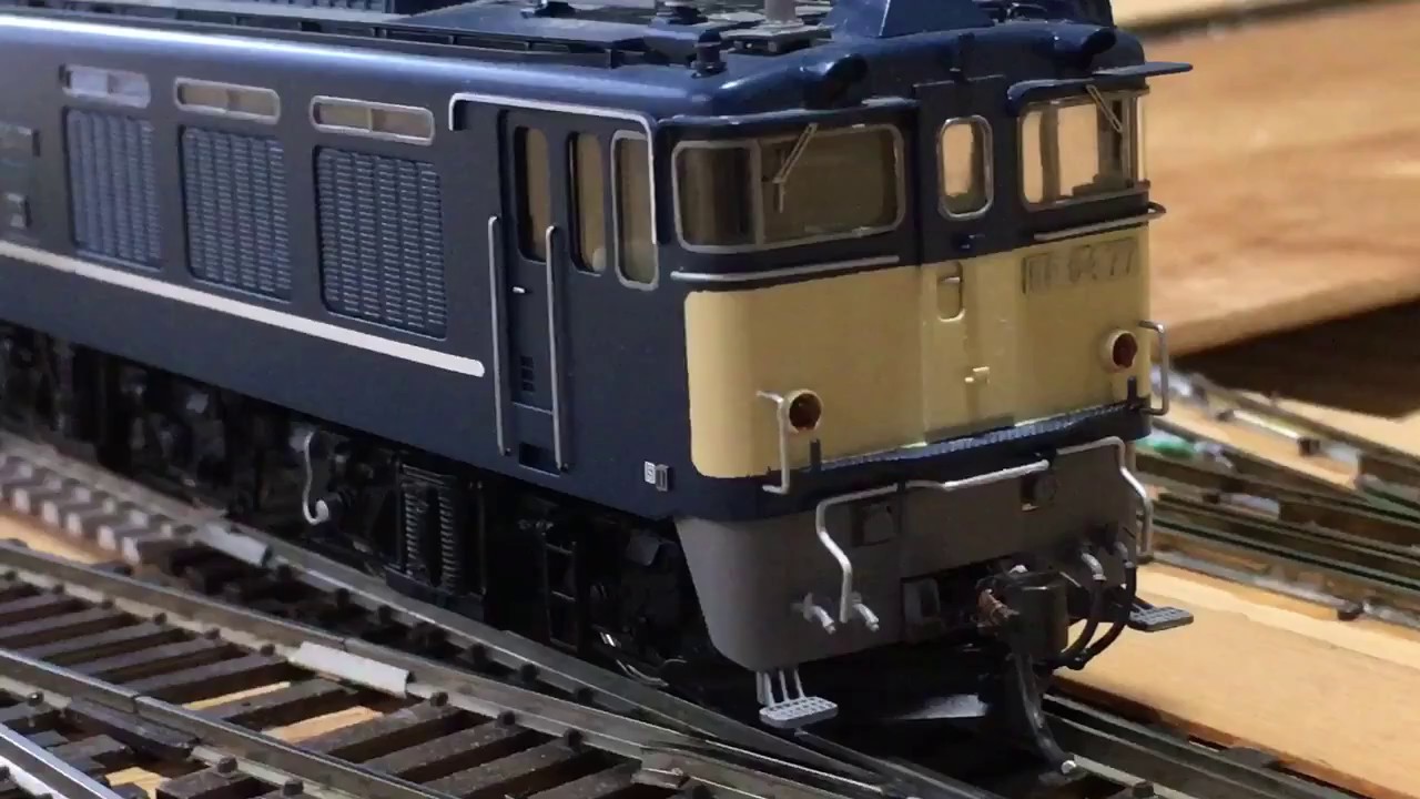 Brasstrains HO JNR EF64 天賞堂のEF64 77号機 - YouTube