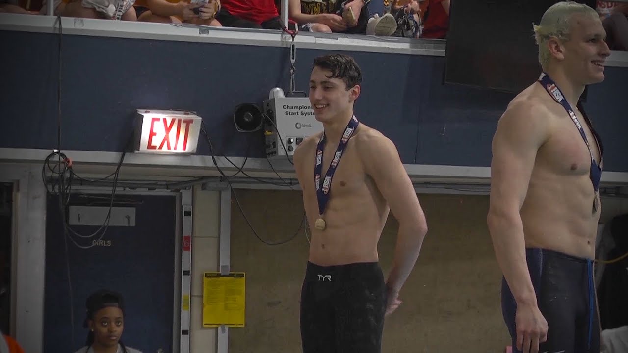 Connor Boyle: State Champ in the 50 & 100 Free - YouTube