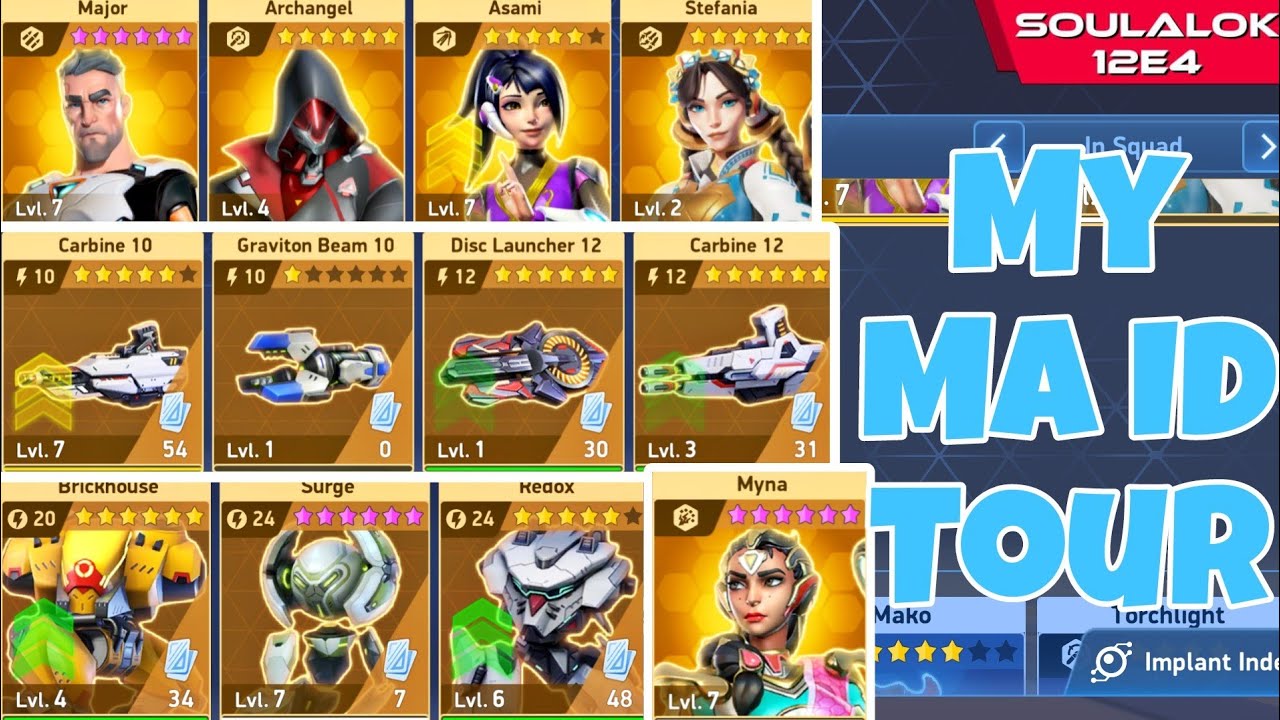 My Mech Arena Account Tour🤩 || All Mechs 🦍 || Legendary Weapons || Mech ...