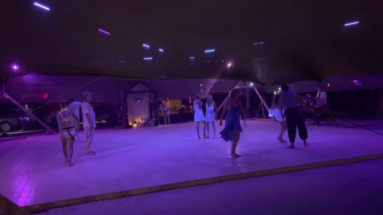 Rhythm Wave, random dance camp found at Burning Man 2022! - YouTube