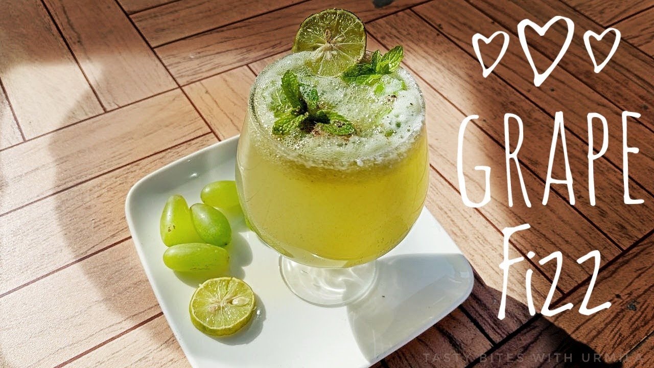 How to Make a Grapes Fizz recipe | Tasty bites with urmila| - YouTube