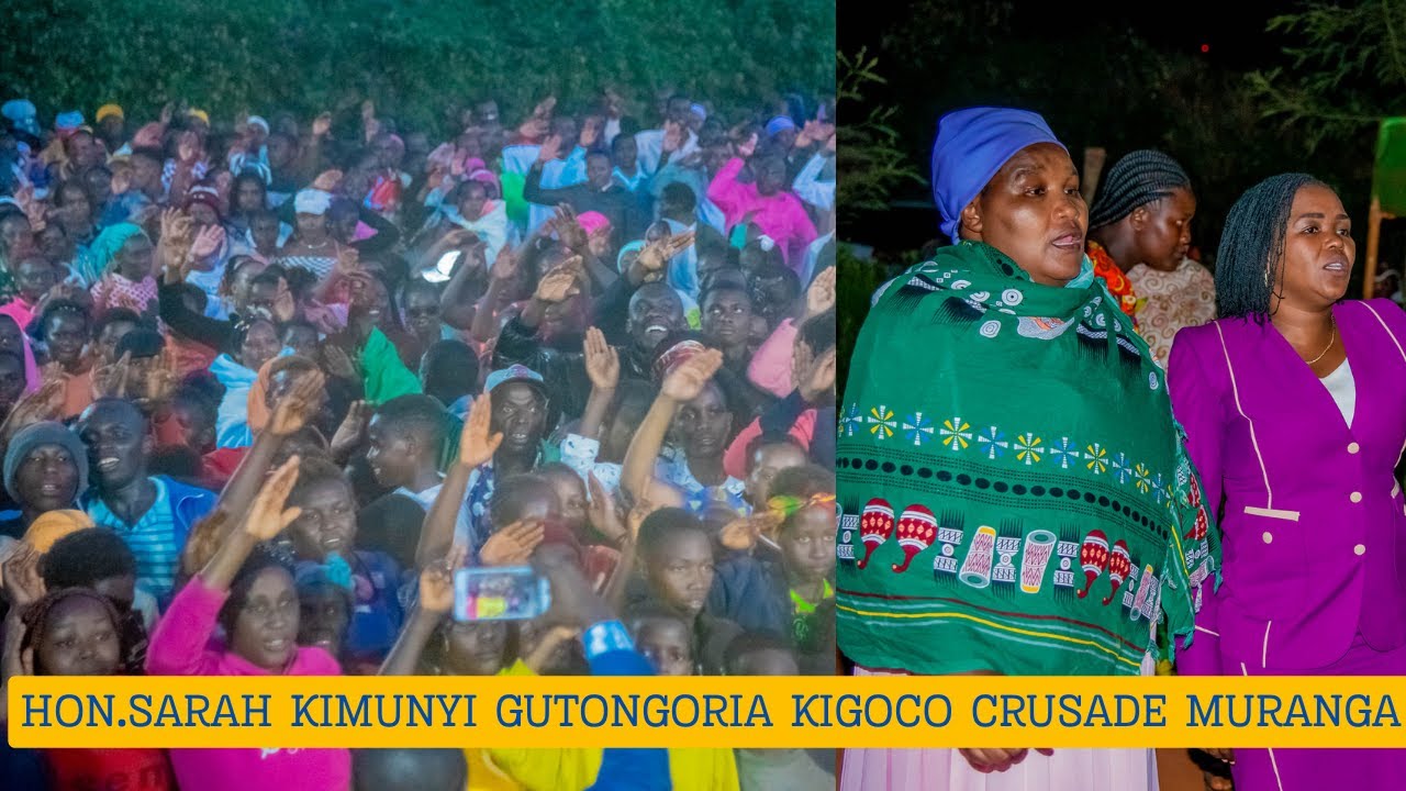 Hon.Sarah Kimunyi guchanjamura muingi wa muranga na nyimbo mwaki mwaki ...