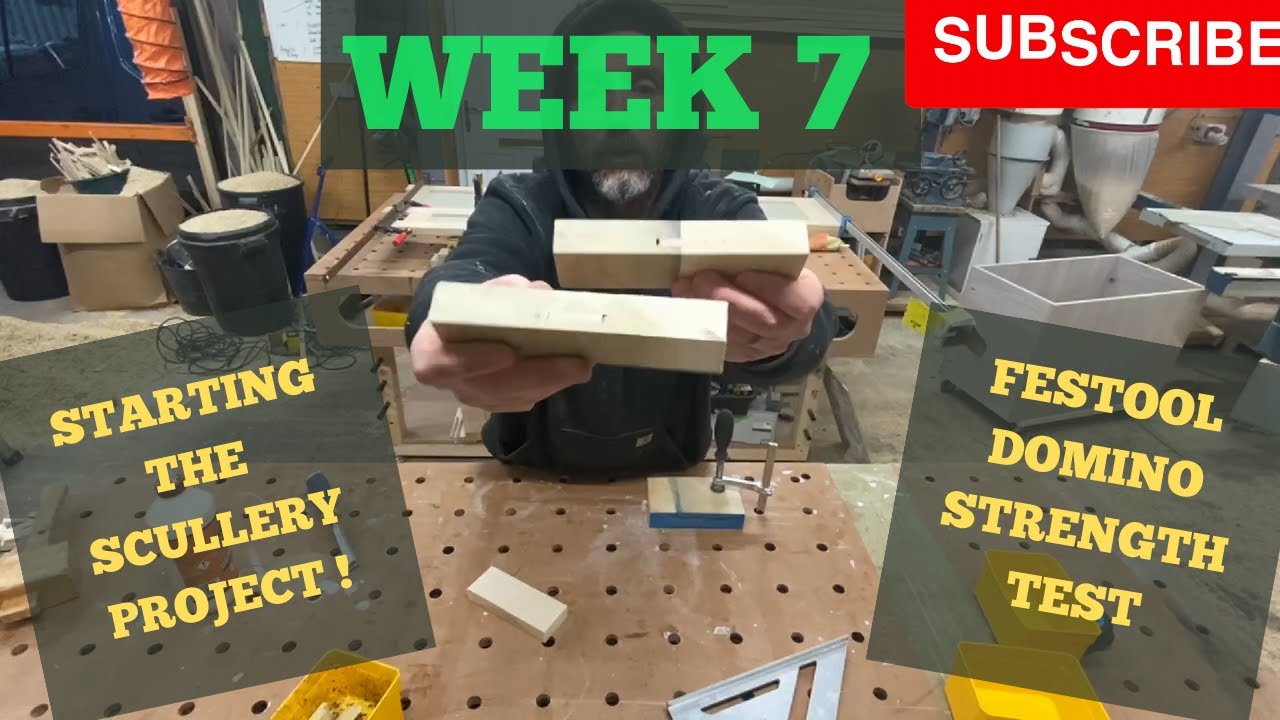 Festool domino strength test and starting the scullery project in this ...