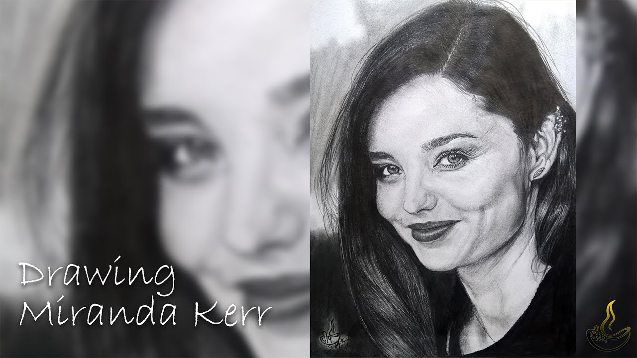 Drawing Miranda Kerr : Sketch #5 - YouTube