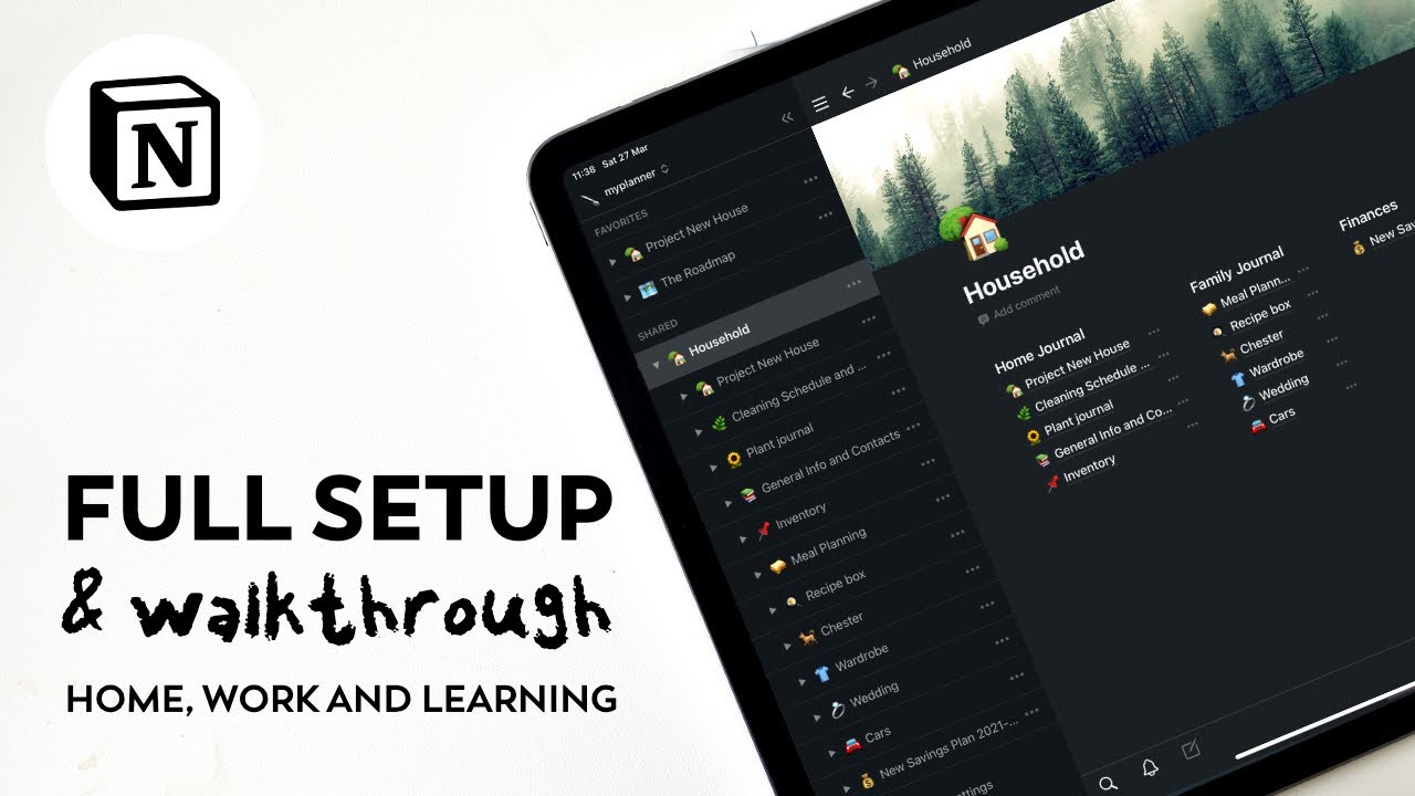 FULL Notion walkthrough and setup || + top templates I use to stay ...