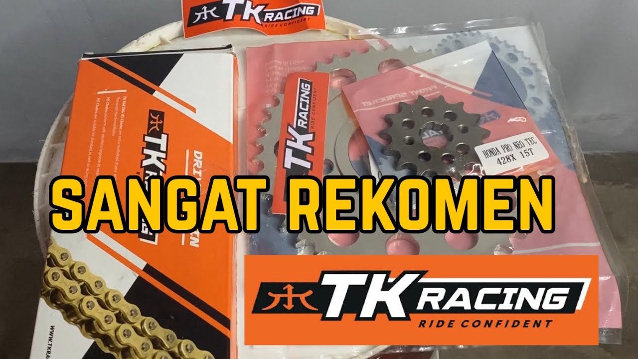 unboxing & review gear set TK racing - YouTube