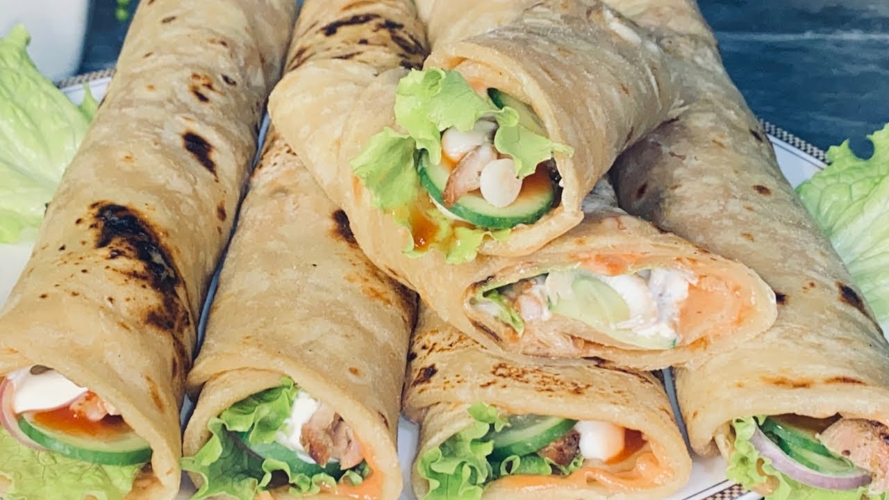 Malai Boti Roll Paratha recipe by Nazz Cooks| Famous food point ki ...