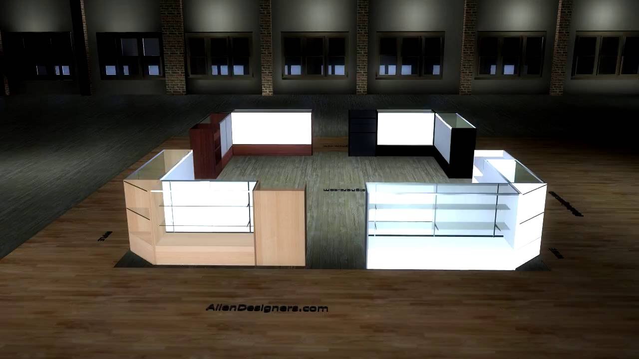 Complete 88" x 90" L-Shaped Showcase Set - YouTube