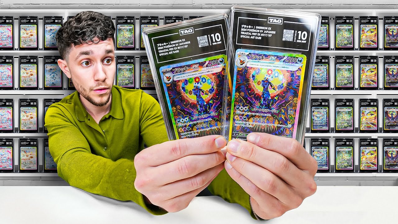 I Graded 100 of the BEST Eevee Evolution Cards - YouTube