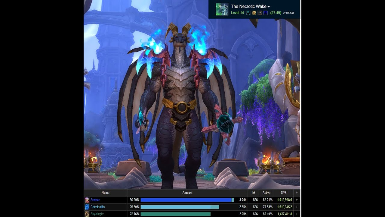+14 Necrotic Wake TWW Beta Augmentation PoV - YouTube