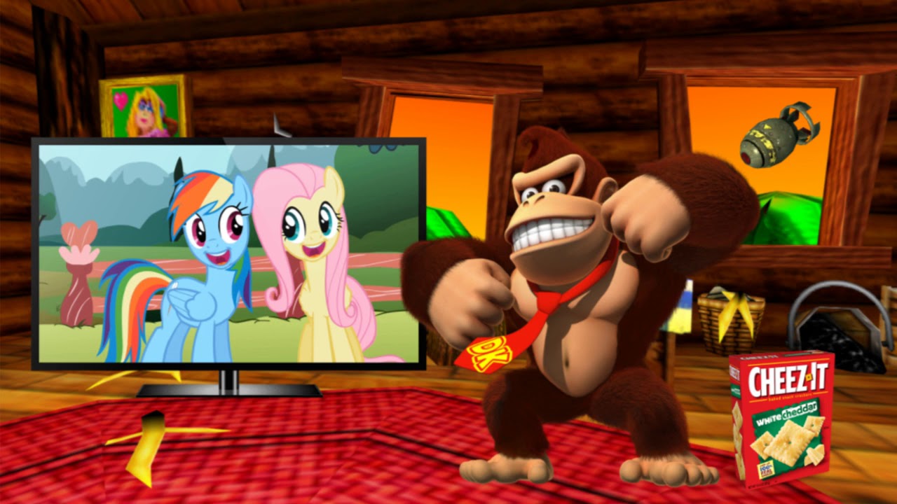 Donkey Kong Dies In A Nuclear Explosion While Watching MLP And Eating ...