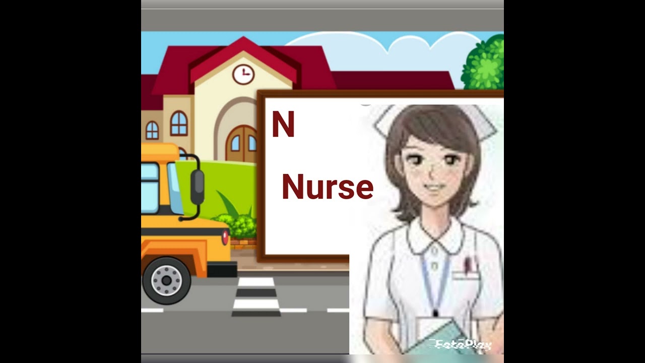 Alphabet letter (N) for junior kg kids - YouTube