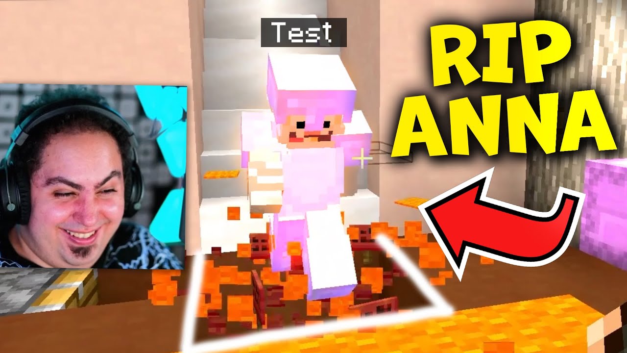 LYON COSTRUISCE UNA TRAPPOLA PER ANNA SU MINECRAFT IN LIVE!! - YouTube