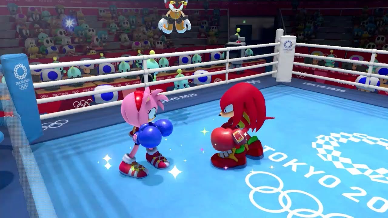 Mario & Sonic at the Olympic Games Tokyo 2020 - Amy vs Knuckles Boxing ...