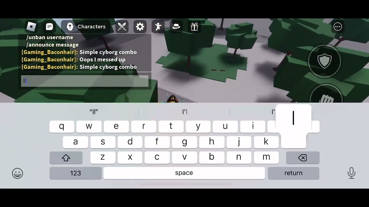 Simple cyborg combo! #thestrongestbattlegrounds #roblox - YouTube