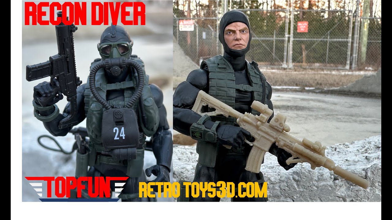 S1 E11 Recon Diver GI Joe Classified Series 60th Anniversary Review ...