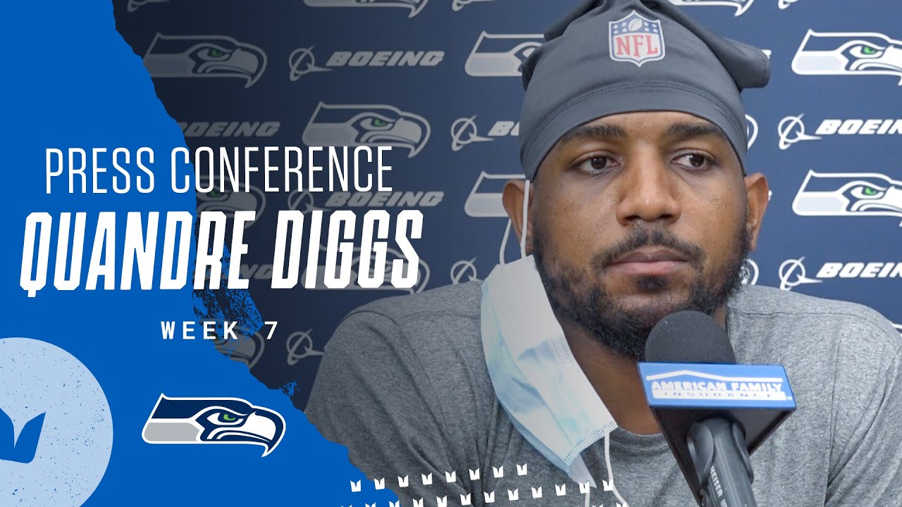 Quandre Diggs 2020 Week 7 Press Conference - YouTube