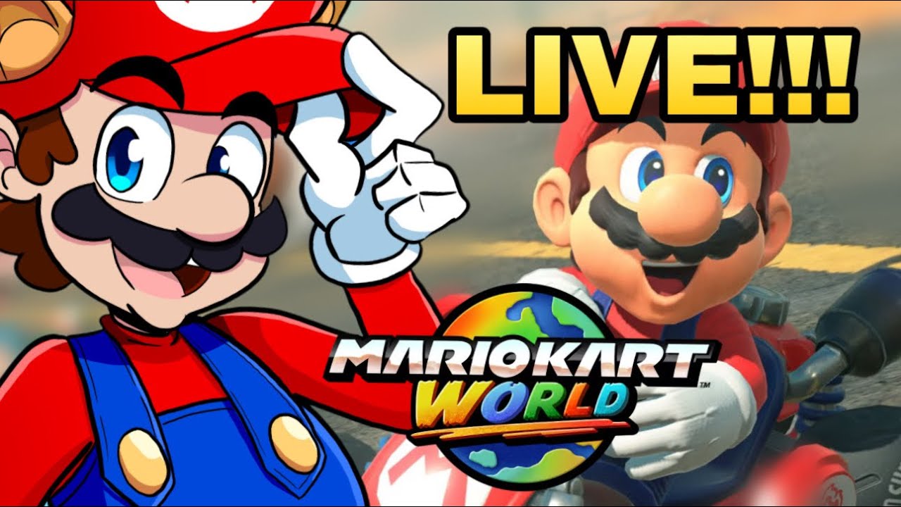 Mario Kart World Is HERE! First Time Playing LIVE! - YouTube