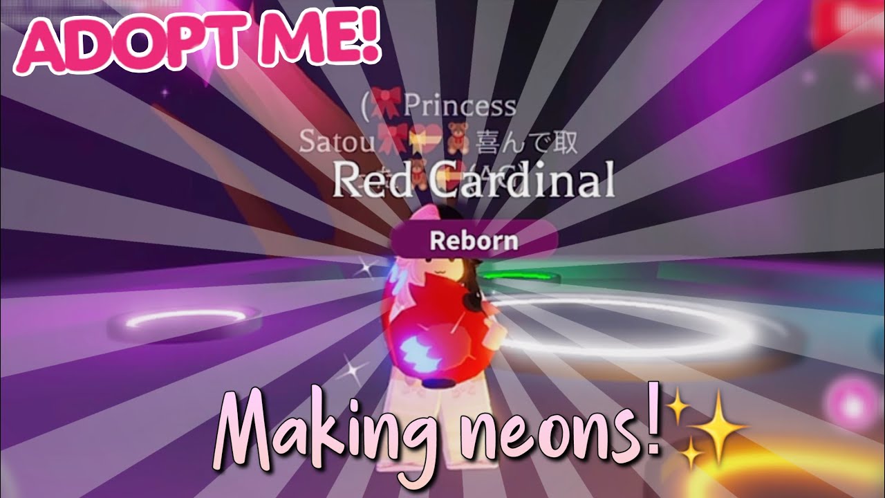 Making 4 NEONS in Adopt Me! 💕 - YouTube