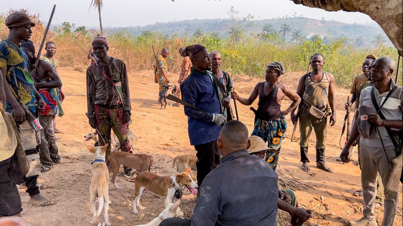 Hunting with Egba Hunters - Nigerian Hunting Style Ep2 - Tales of Baba ...