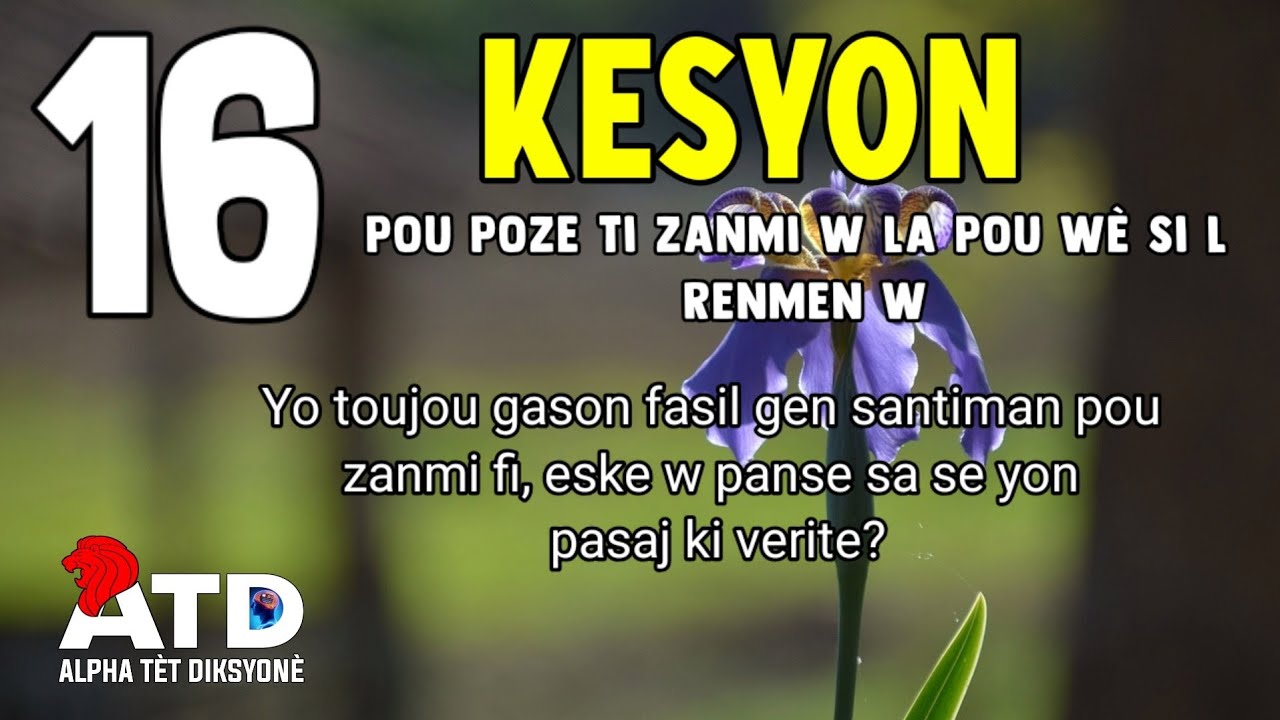 ʕ•̫͡•ʔ ️ men 16 bel kesyon pou poze zanmi w la pou wè si fanm sa ...