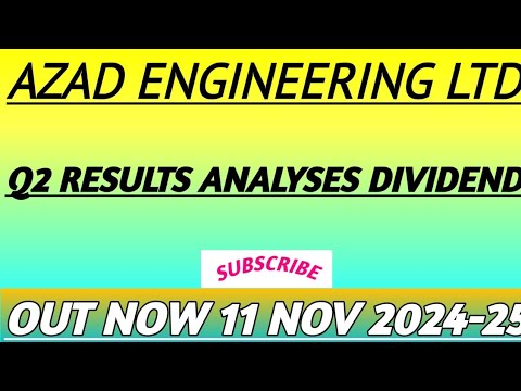 AZAD ENGINEERING LTD Q2 RESULT 2024|AZAD ENGINEERING LTD Q2 RESULT ...