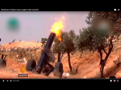 Residents of Syria’s Azaz caught in the crossfire