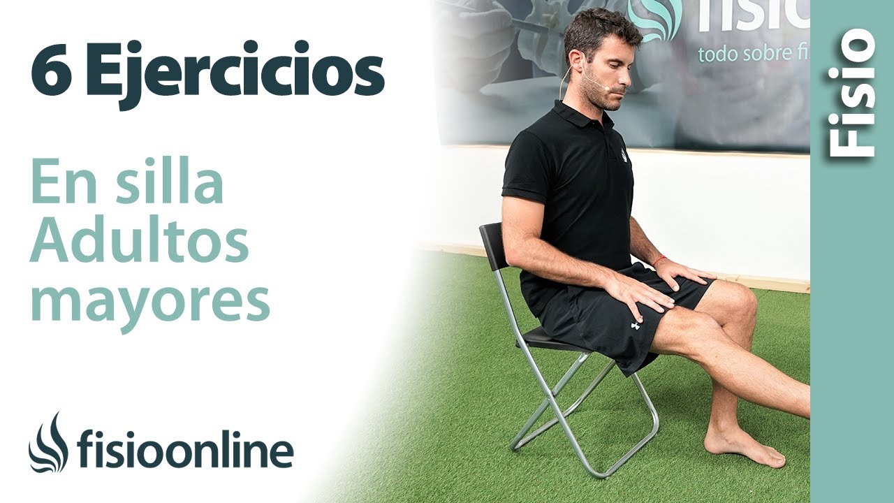 Ejercicios De Sentarse Para Personas Mayores El Entrenamiento En Silla