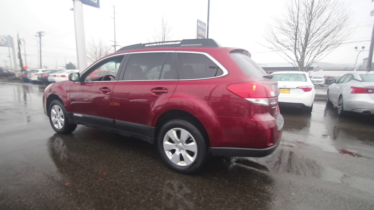 2012 Subaru Outback 2.5i Premium | Ruby Red Pearl | C3238637 | Tacoma ...