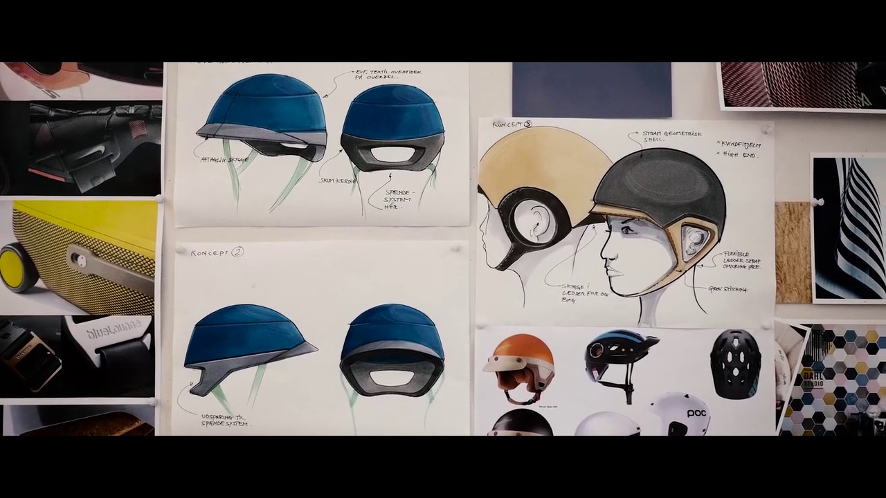 LINN Bicycle Helmet Design Process HD 1 - YouTube