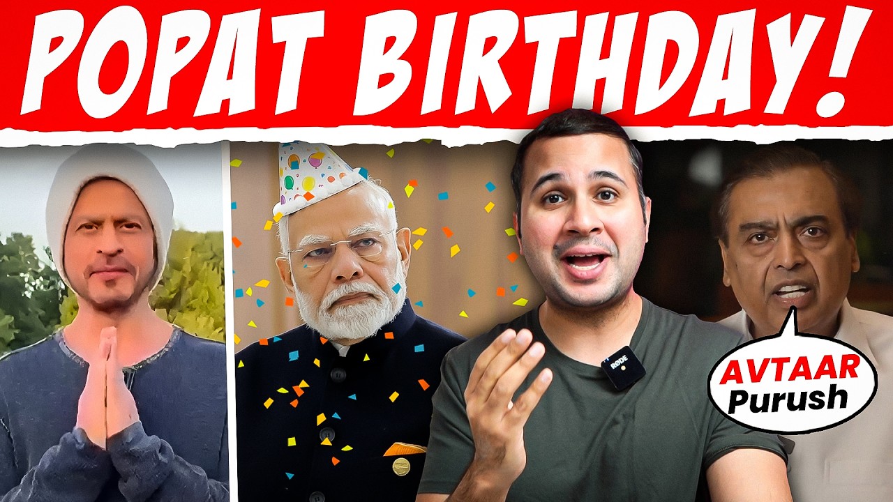 Birthday Ki Popat Party | Narendra Modi Birthday 2025 - YouTube