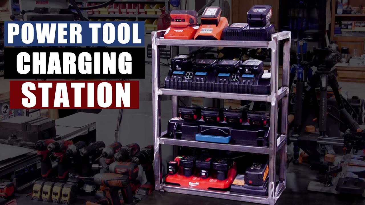 Power Tool Charging Station | JIMBO'S GARAGE - YouTube