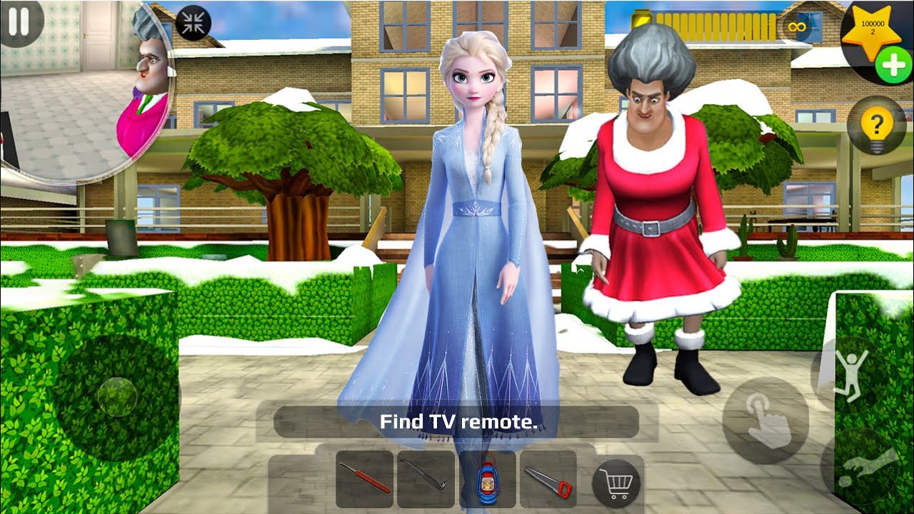 Elsa Enters Miss T's House! ️ | Scary Teacher 3D Funny Moments - YouTube