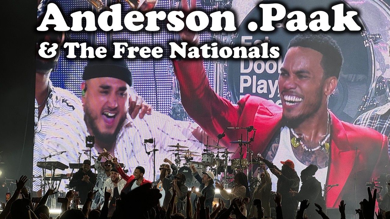 Anderson .Paak Concert - Malibu Tour - Detroit, MI - October 5, 2024 ...