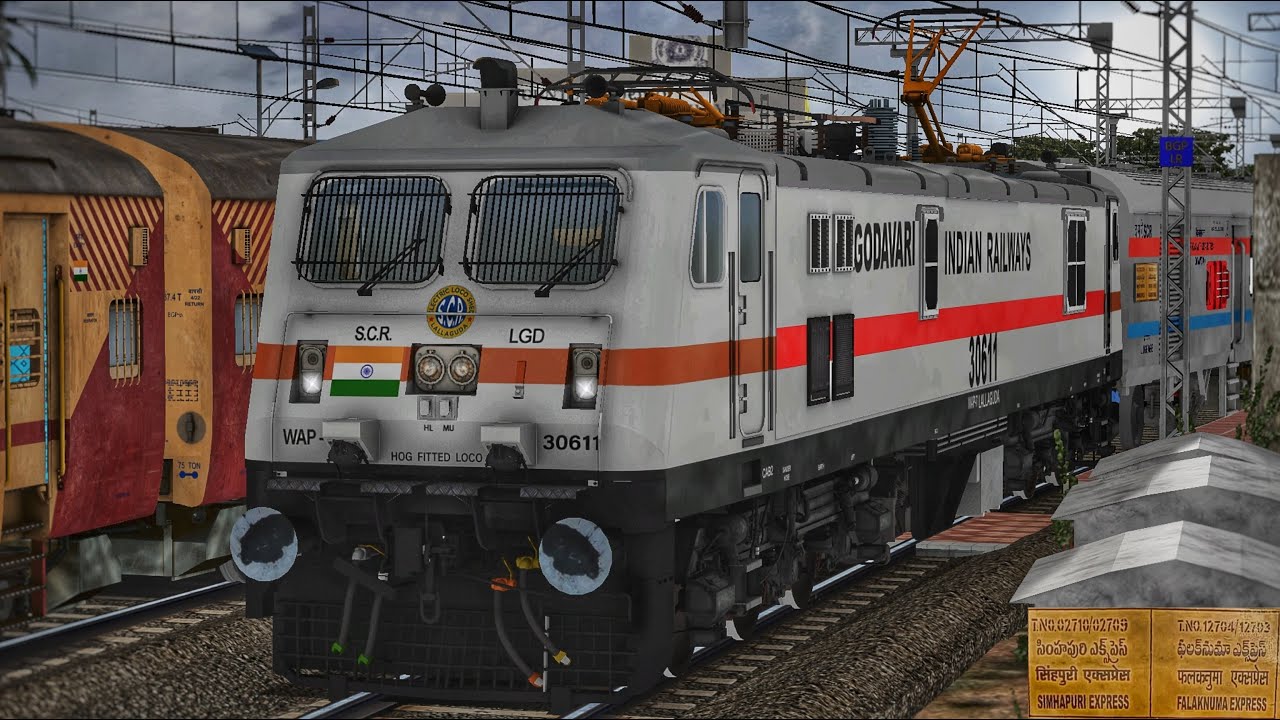 12703 - Falaknuma Express ( HWH - SC ) MSTS | INDIAN RAILWAYS | # ...