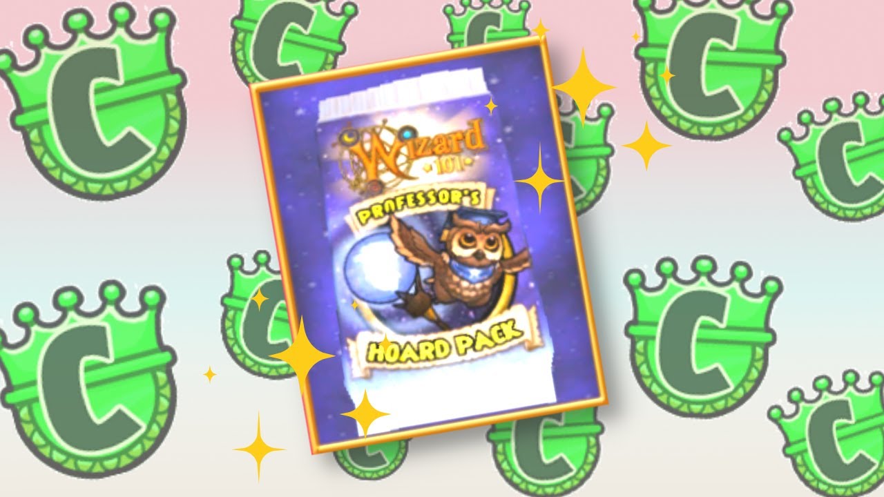 Wizard101: Professor's Hoard Pack Opening! - YouTube