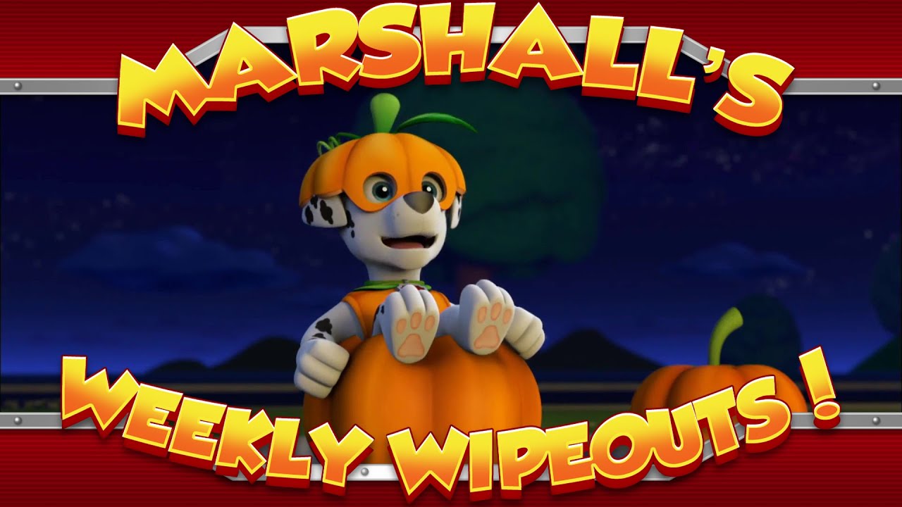 Marshall's Weekly Wipeout! (Season 1 - Pups and the Ghost Pirate) - YouTube