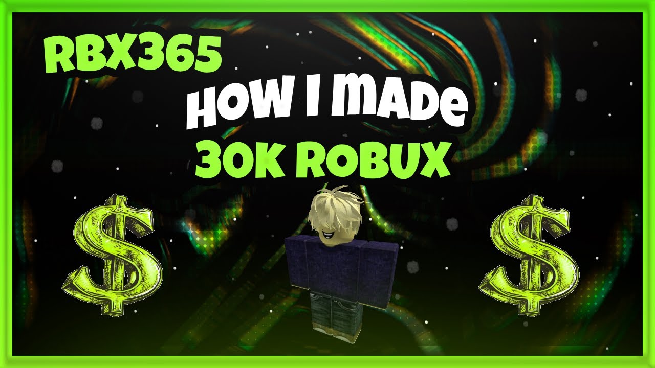 How I won 30k Robux with RBX365! - YouTube