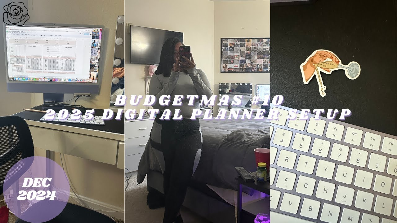 2025 Digital Monthly Panner Setup using Monet's Money Planner | Budgetmas #10 | Elevated Planner ...