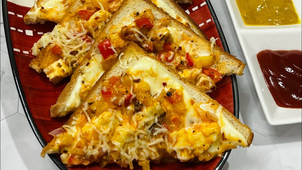 Chatpata Paneer Toast | Quick Snack Recipe | Paneer Toast Recipe ...