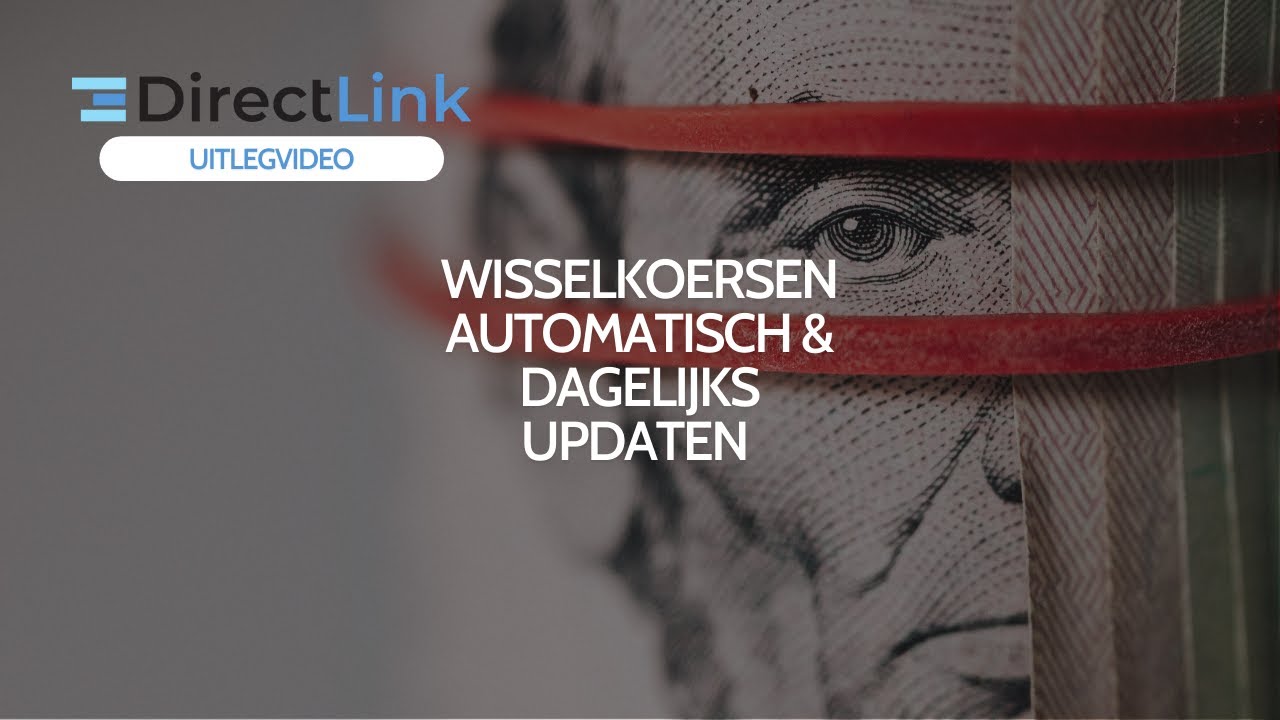 Wisselkoersen toevoegen in DirectLink. - YouTube