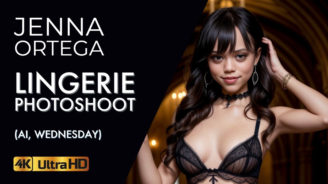 Jenna Ortega Lingerie Photoshoot (AI Girl, Stable Diffusion) - YouTube