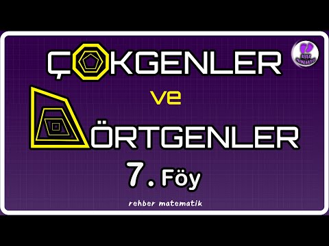 Dörtgenler ve Çokgenler 7 | Dörtgenlerde Alan |  Rehber Matematik #bebekadımları